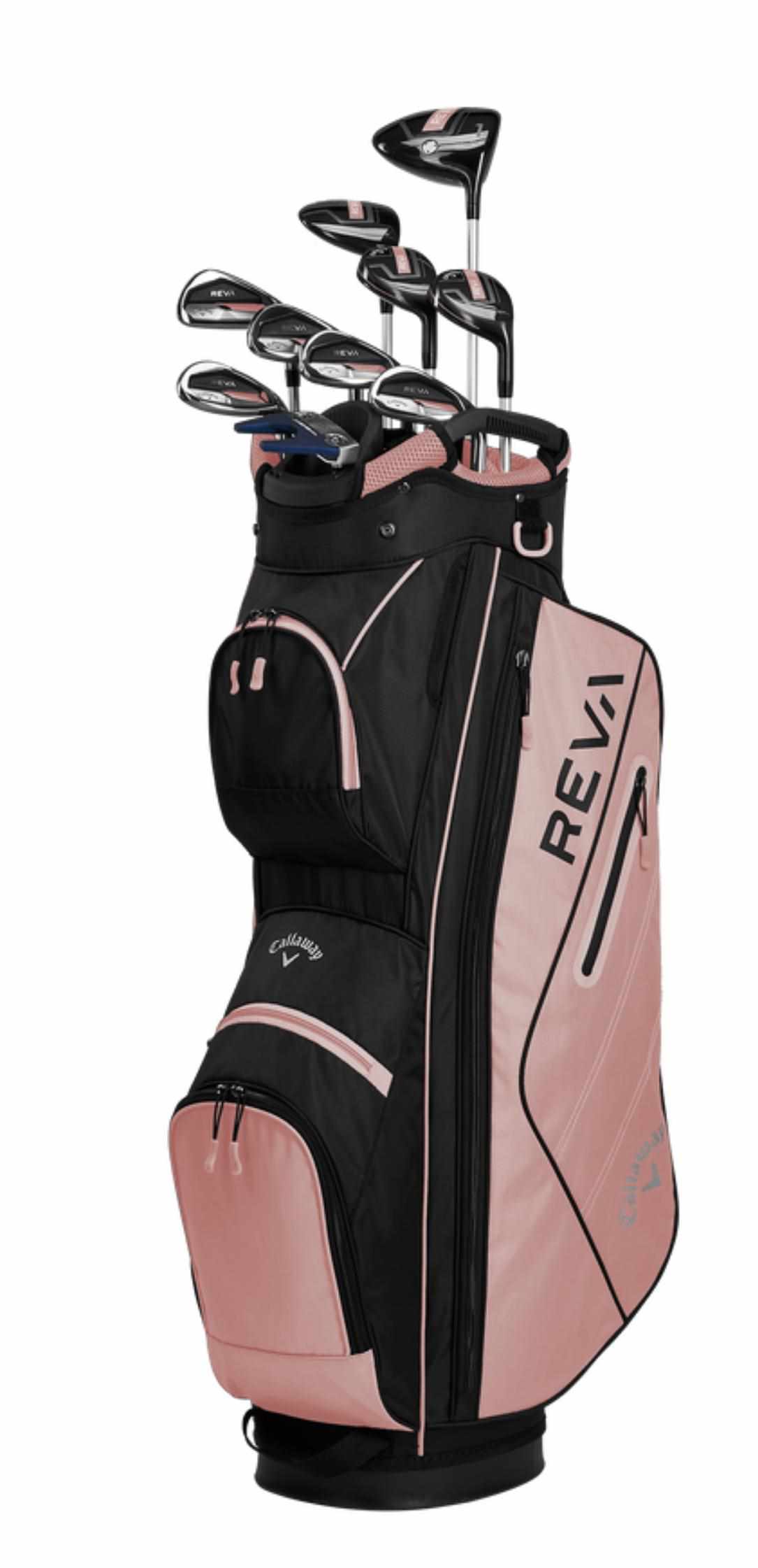 Callaway Reva 11PC Rose Gold damski zestaw golfowy, prawy | Golf ...