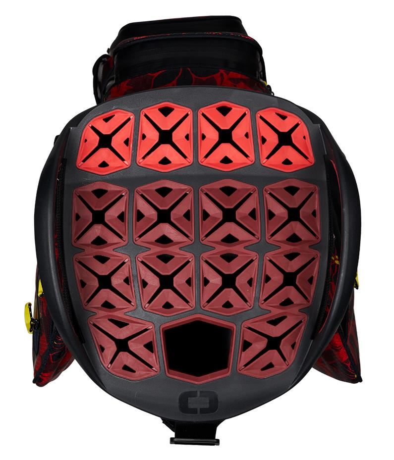 Ogio All Elements Silencer cart bag, red flower party | Golf Brothers.pl