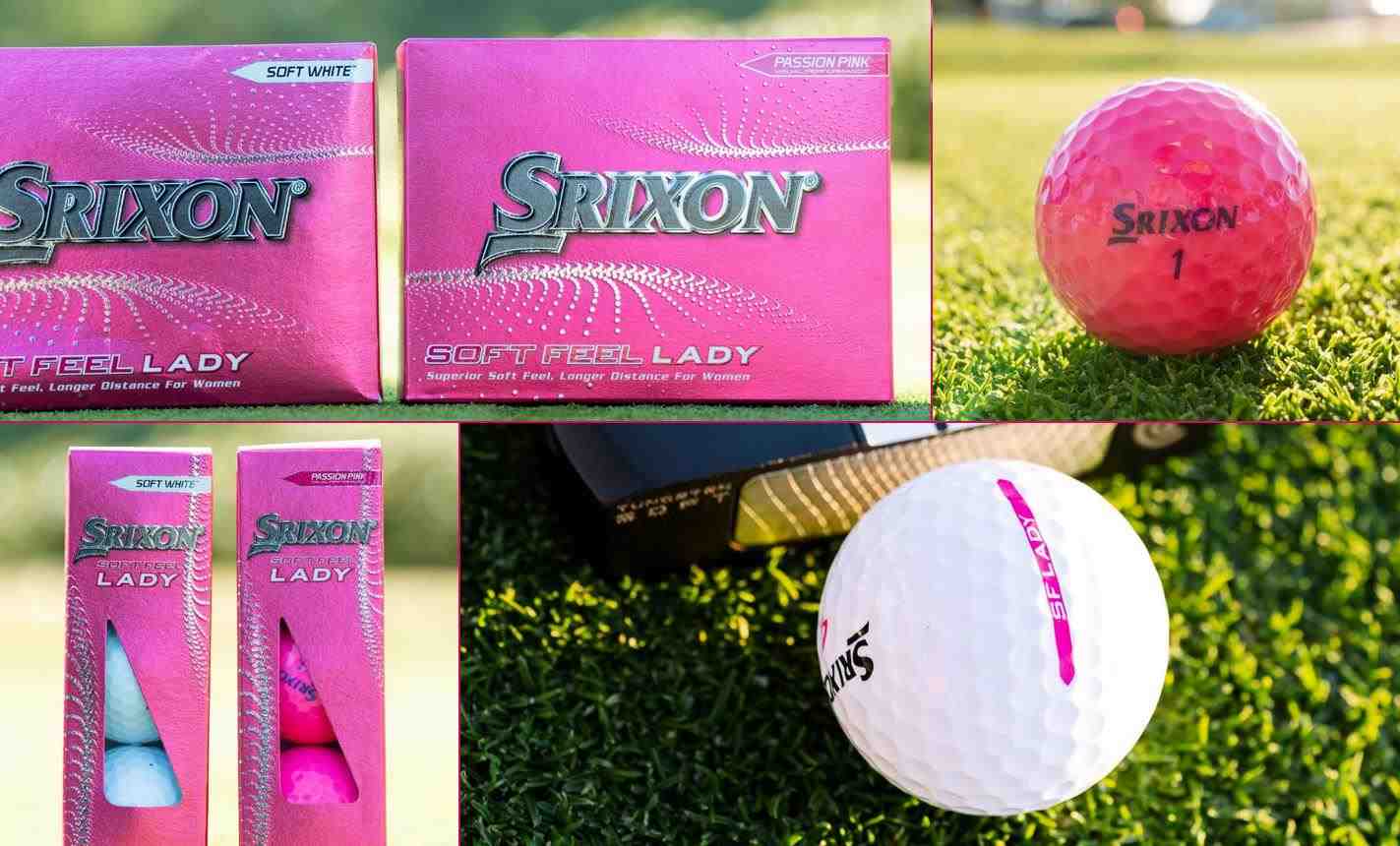 Srixon Soft Feel Lady damskie piłki golfowe, różowe | Golf Brothers.pl