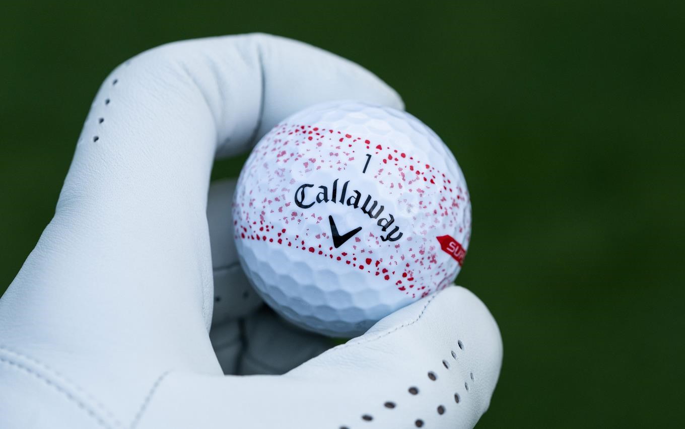 Callaway Supersoft Splatter 360 Red piłki golfowe | Golf Brothers.pl