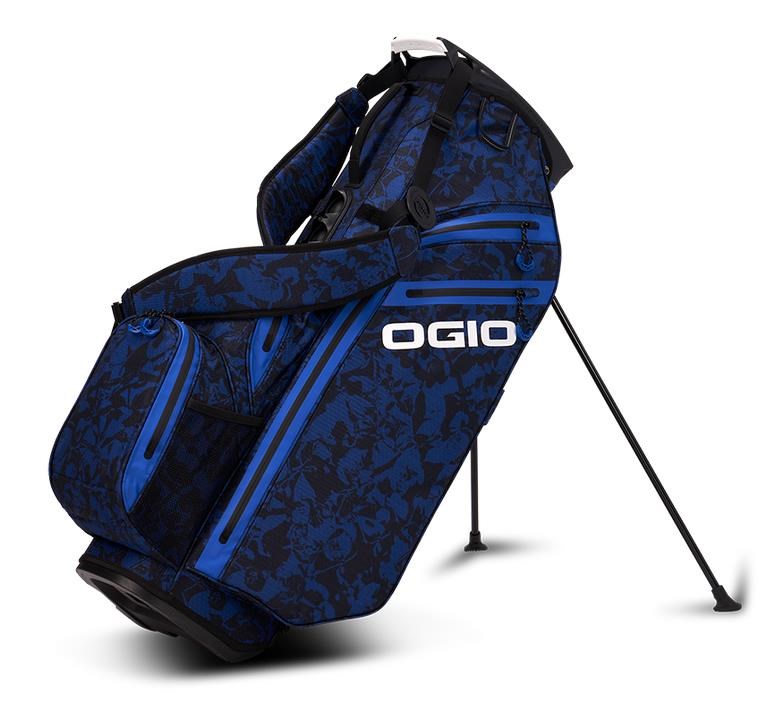 Ogio All Elements stand bag, blue floral abstract | Golf Brothers.pl