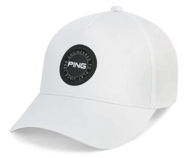 Ping Engineered Since męska czapka z daszkiem, biała | Golf Brothers.pl